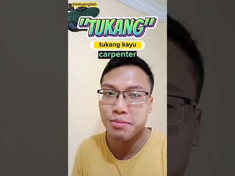 Macam-macam Tukang Dalam Bahasa Inggris