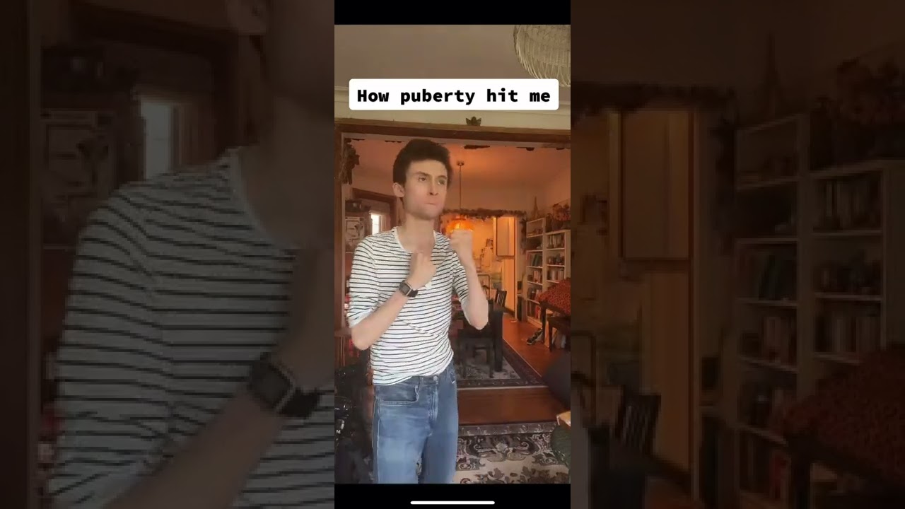 How puberty hit me #shorts