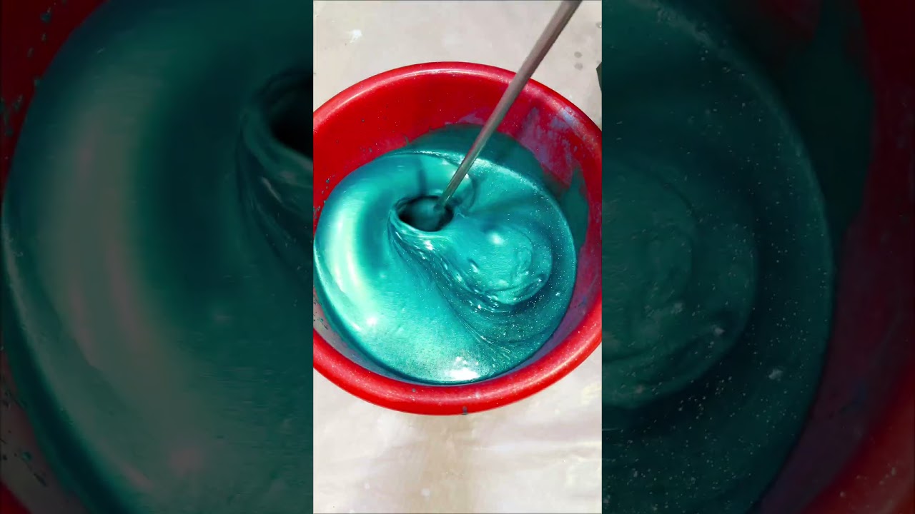 How we do this turquoise galaxy flooring