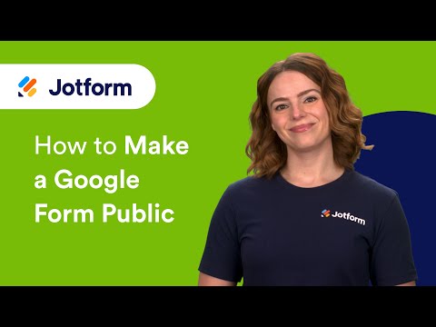 How to Make a Google Form Public