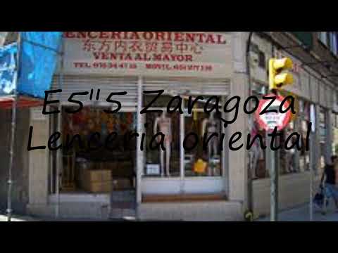 How to pronounce E5"5 Zaragoza Lenceria oriental in Spanish?