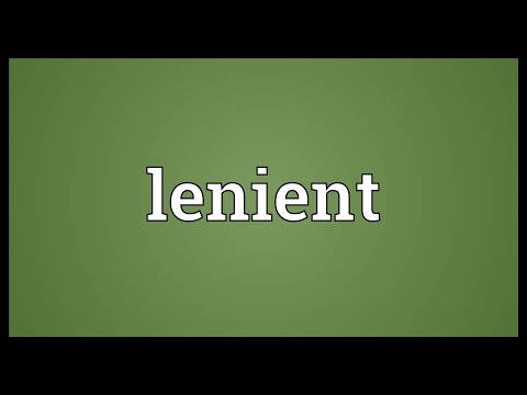 Lenient Meaning