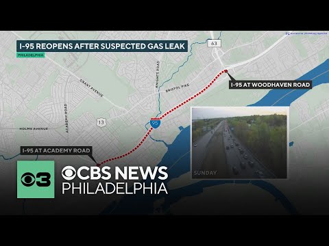 PECO says damage to gas main that forced I-95 closure appears to be "purposeful"