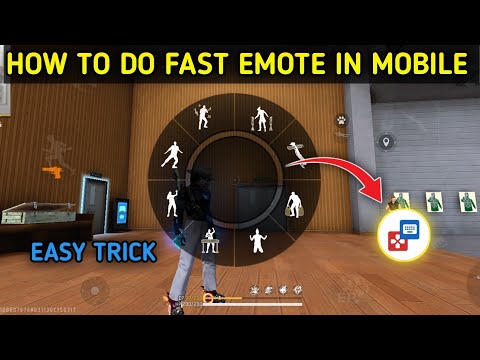 Free Fire Me Mobile Se Fast Emote Kaise Dikhaye How To Do Fast Emote Like Pc IN Mobile