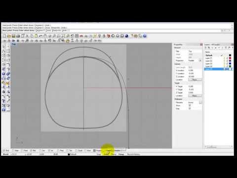 Egg Chair Tutorial in Rhino (1 & 2) | Rhino 4 All
