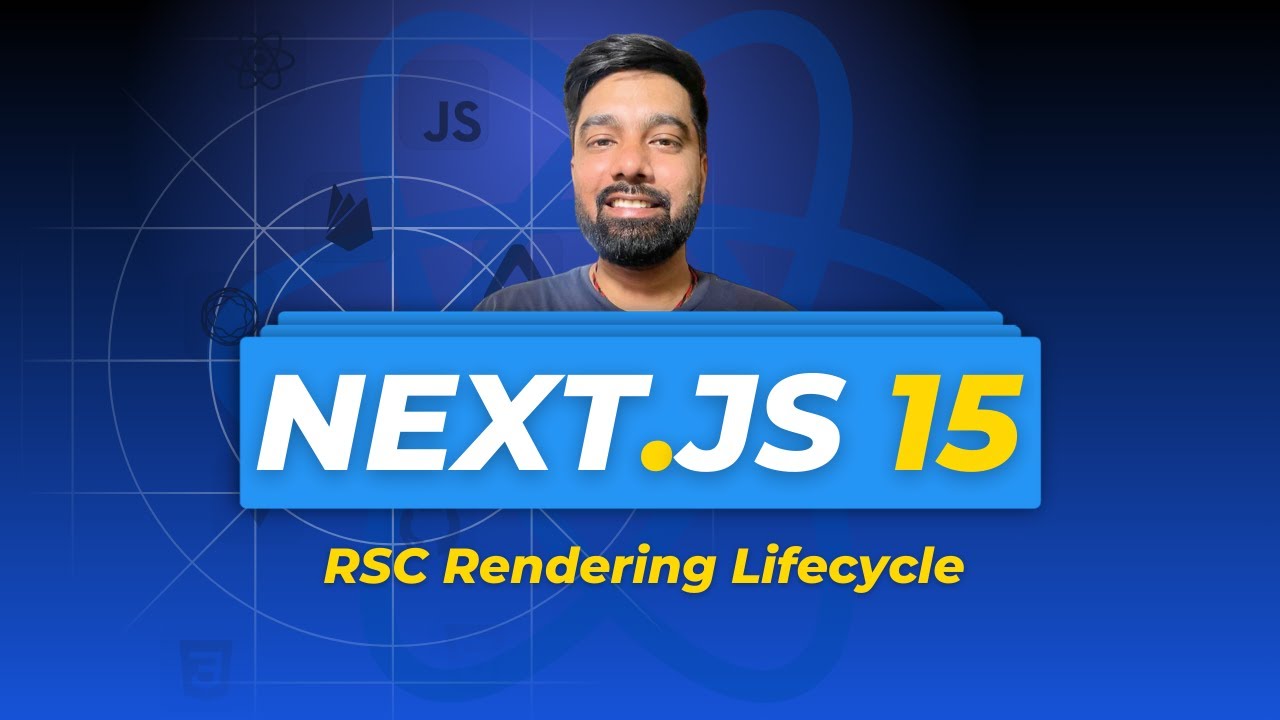 Nextjs 15 Tutorial Hindi 52 RSC Rendering Lifecycle