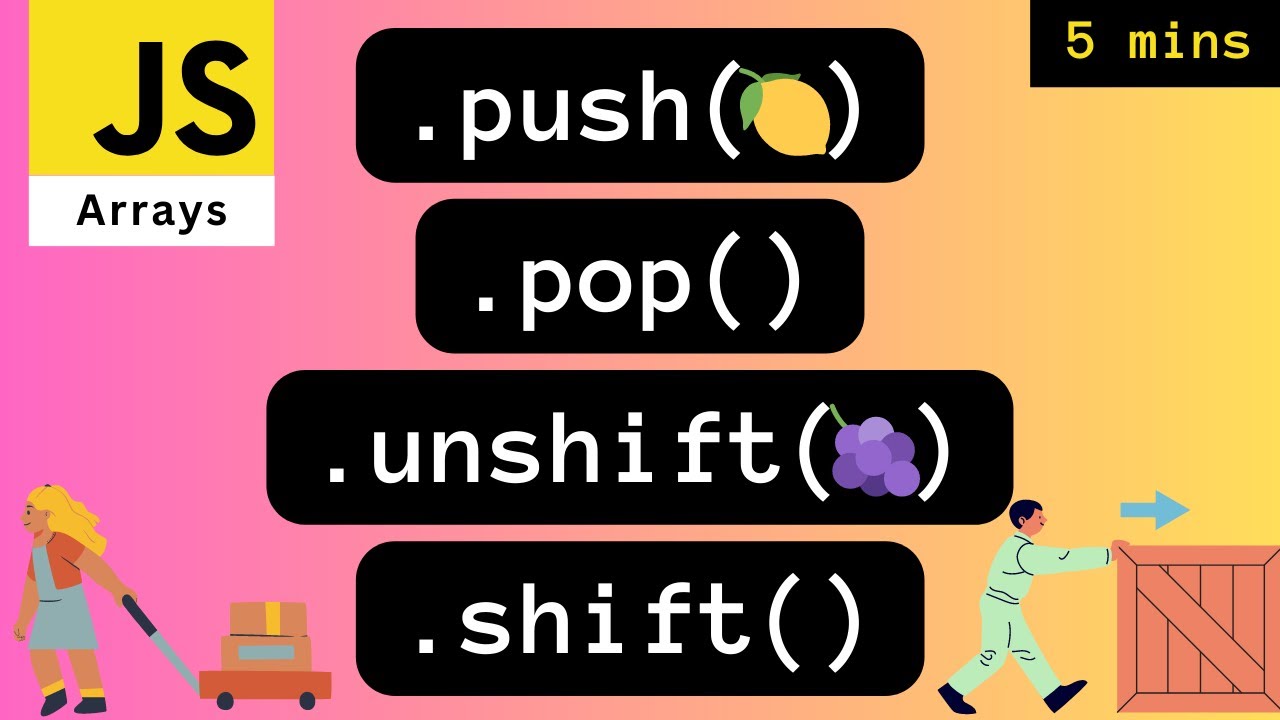 JS array .push() .pop() .unshift() .shift()