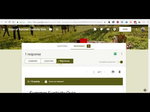 How to add feedback to responses in Google Forms quizzes