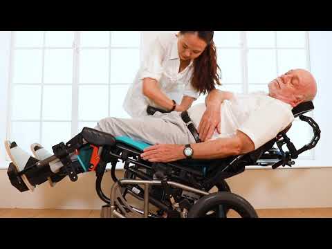 VIP2 Tilt-in-space and Reclining Folding Wheelchair | KARMA Medical