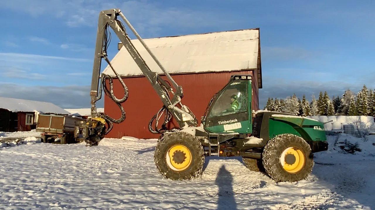 Skördare Timberjack 870B, Ljusnarsberg,