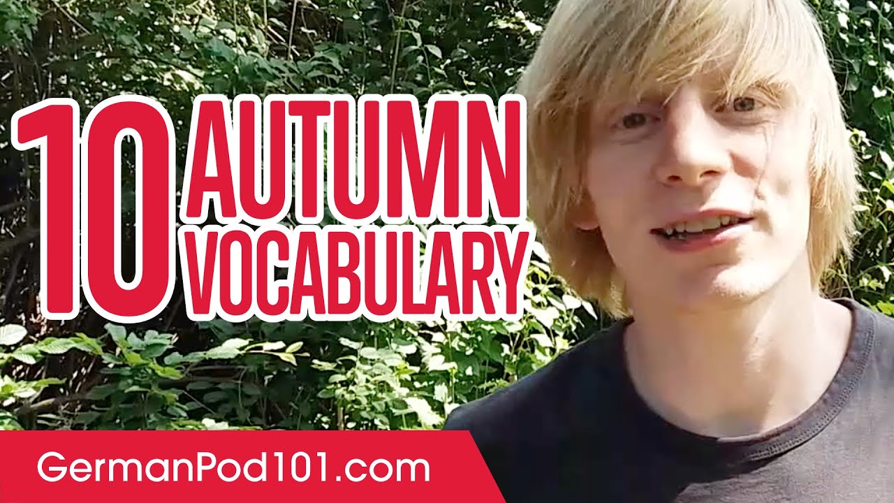 German Autumn Vocabulary