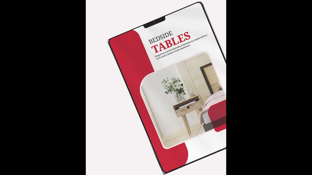 Bedroom Product Catalog Brochure Design