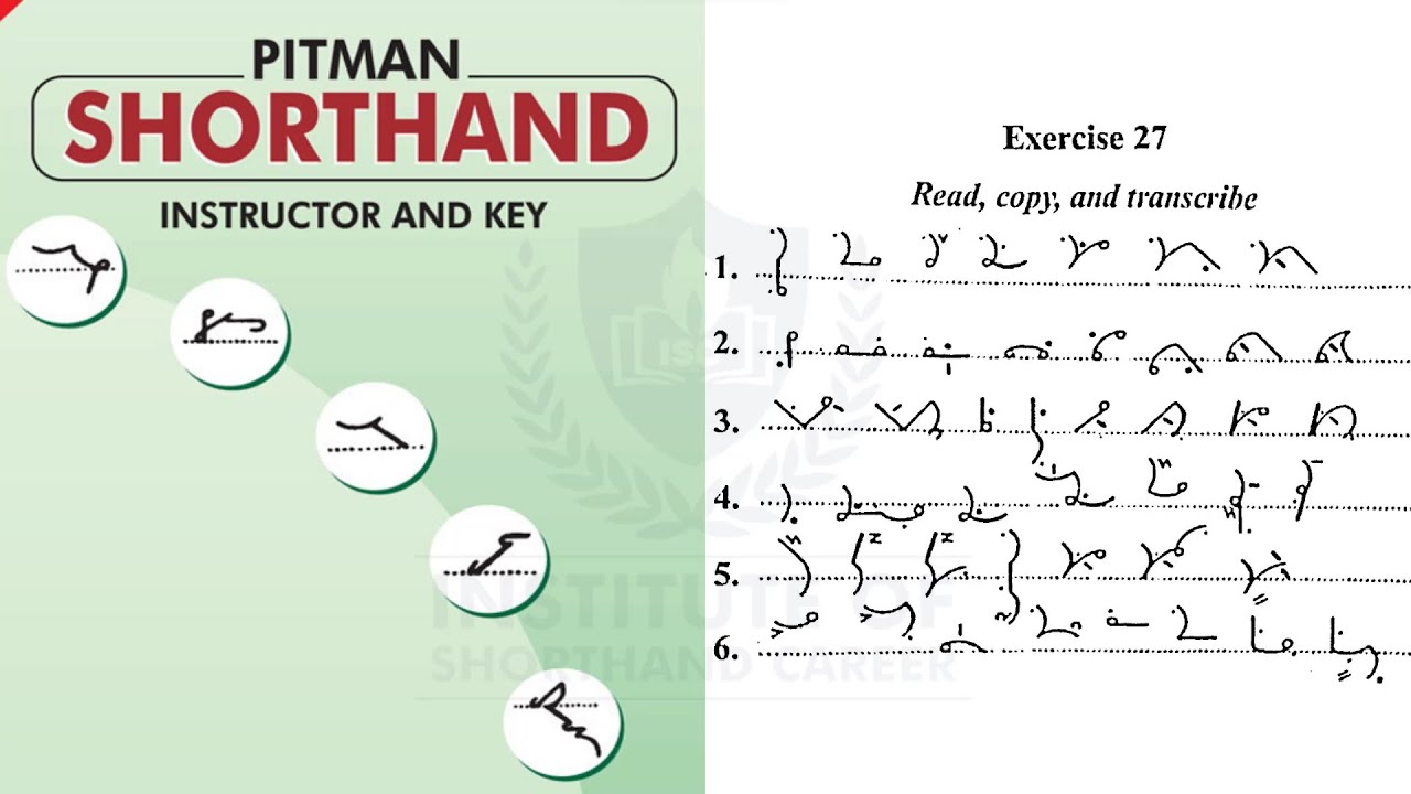 Exercise-27 | Audio Dictation | Pitman Green Book | By Janvi Ma'am
