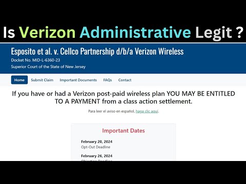 Is Verizonadministrativechargesettlement.com Legit Or Scam?