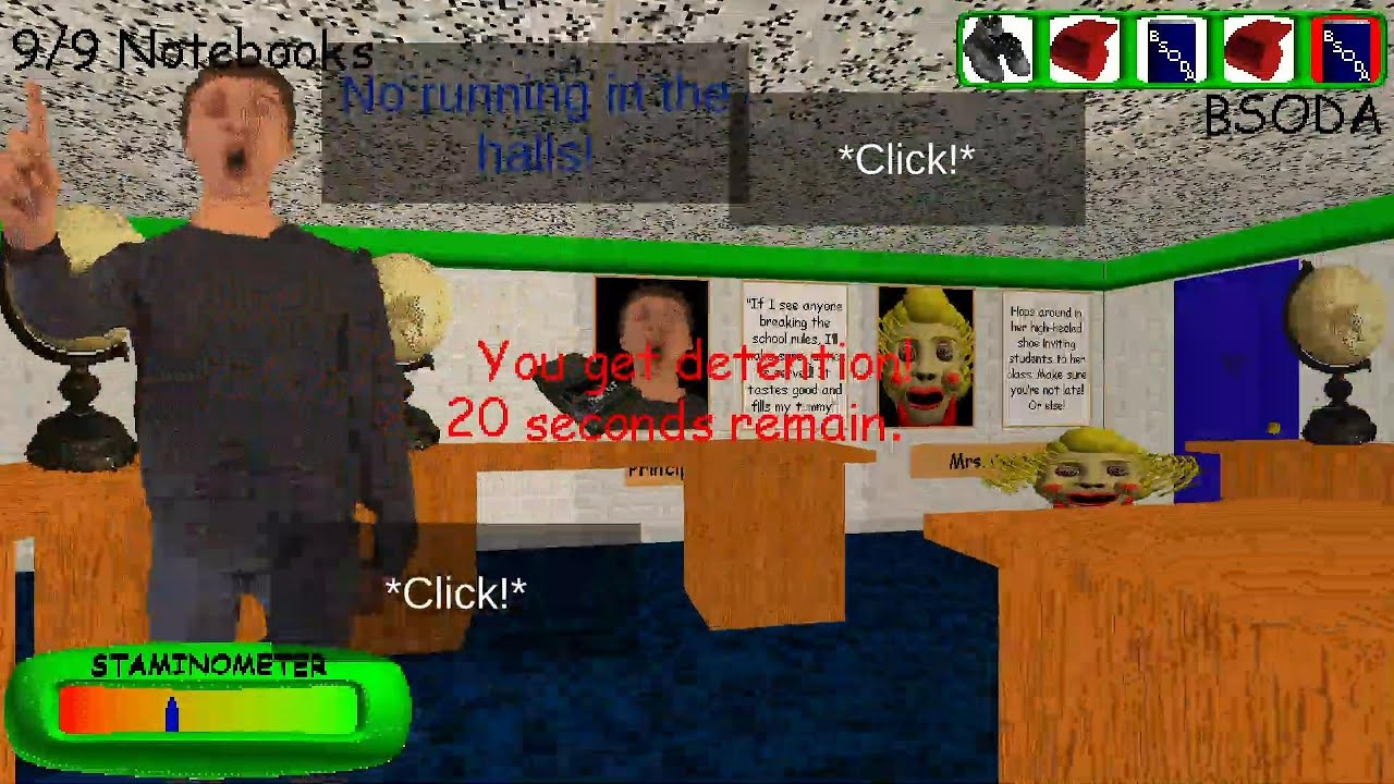 Mrs. Pomp Is A Hero! October 11 Dr. Reflex Escape Baldi's Basics Plus 0.5