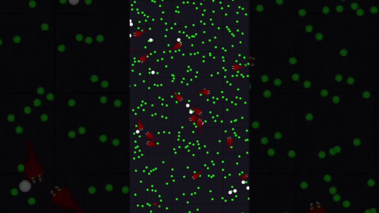 How Much Food Can The Evolution Simulator Handle #alife #gamedev #aievolution