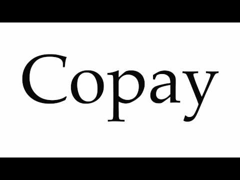 How to Pronounce Copay