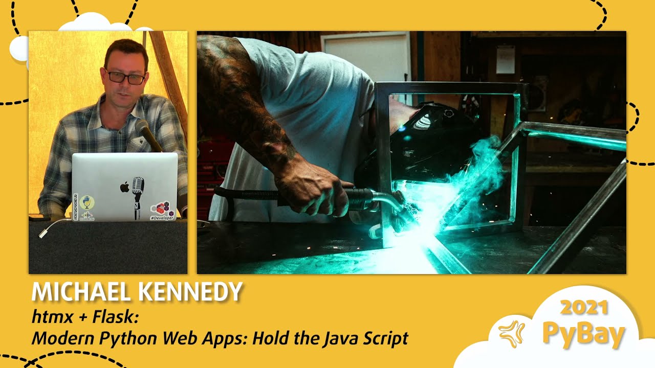 htmx + Flask: Modern Python Web; Hold the JavaScript - Michael Kennedy
