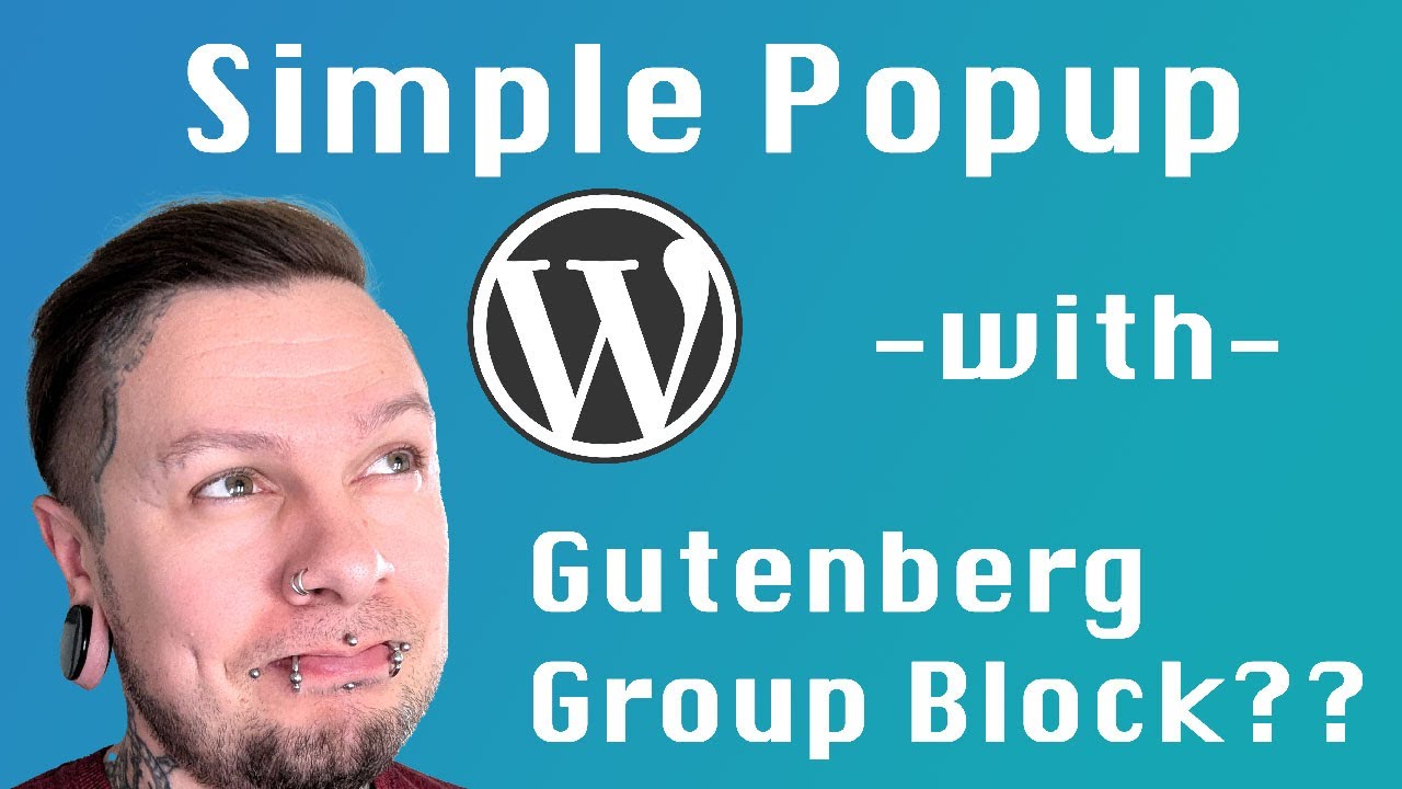 Simple Popup/Modal Component Using WordPress Blocks! #gutenberg #wordpress #programming #webdev