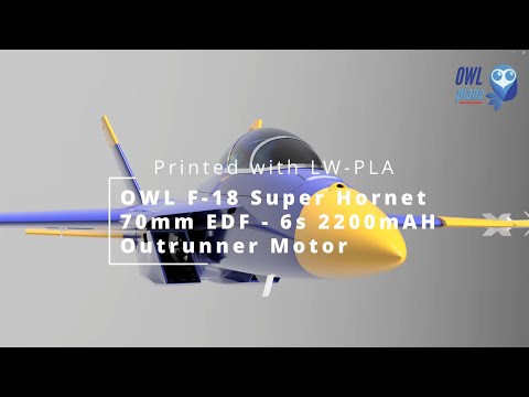 🦉 OWL F-18 Super Hornet 70mm EDF (Test Files)・Free STL File for 3D ...