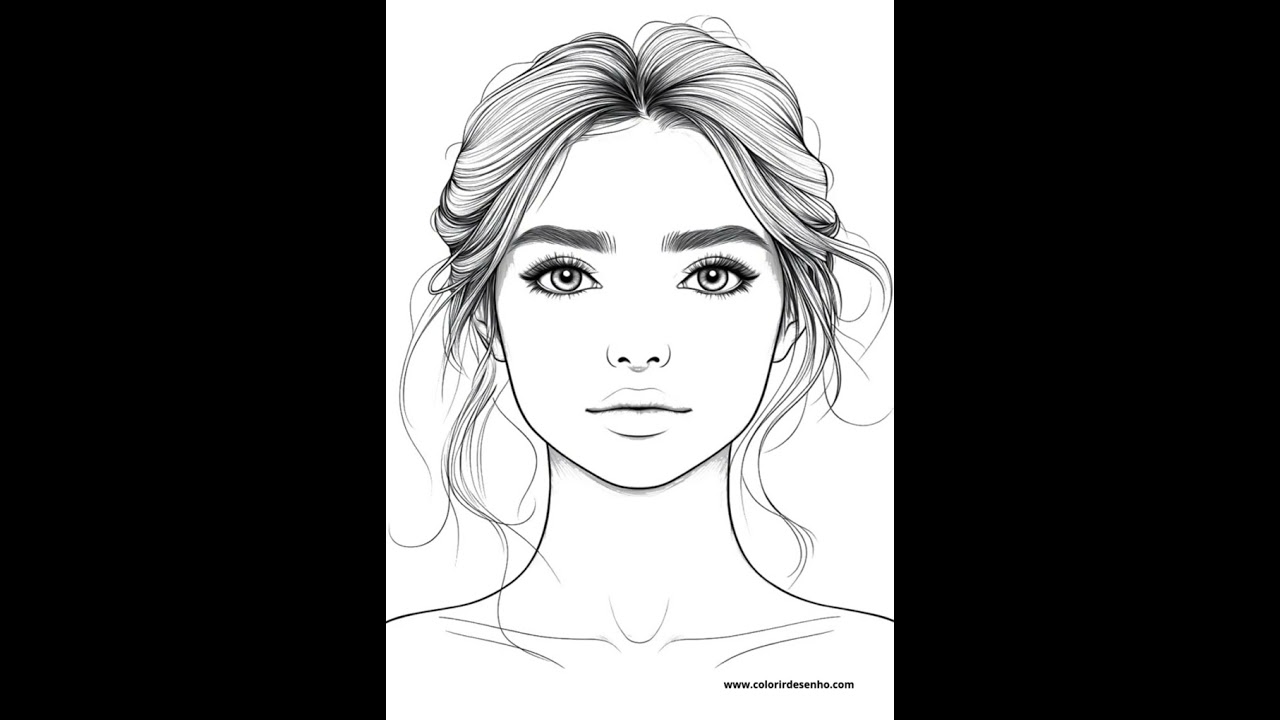 Free Printables Womans Face Coloring Pages 173