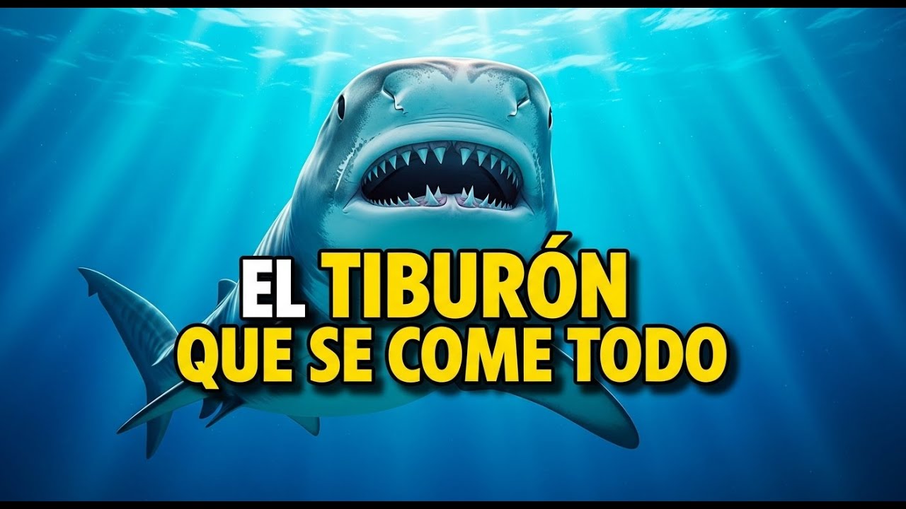 El tiburón que se come todo 🦈😱 | El temido tiburón tigre
