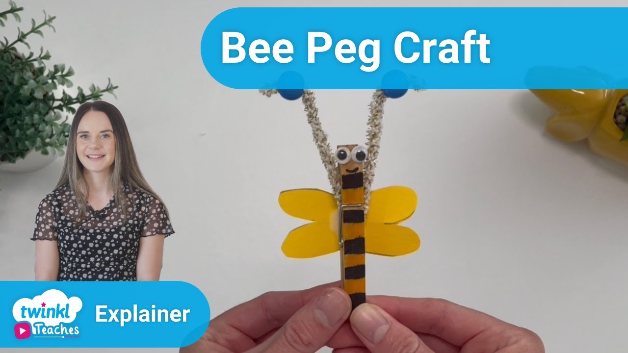 Bee Peg Craft