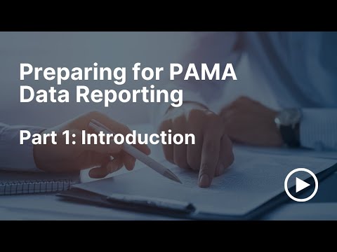 Preparing for PAMA Data Reporting: Part 1 - Introduction