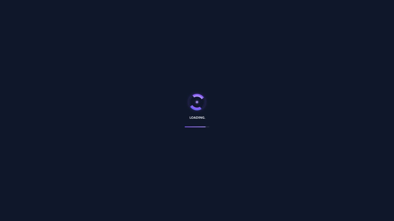 CSS Loading Spinner | Pure HTML & CSS Animation