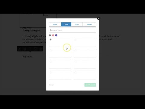 Electronically Sign a Document | OpenText Core Signature