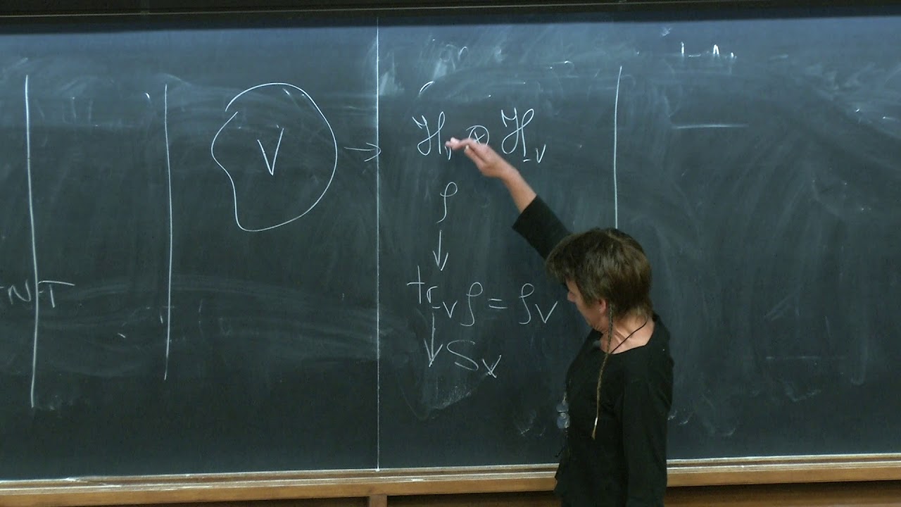 Entanglement in QFT - Lecture 1