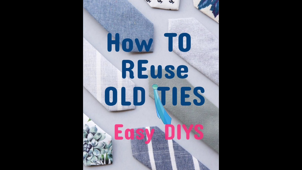 How to reuse old ties Easy DIYs/ Smart accessories made with ties #shorts