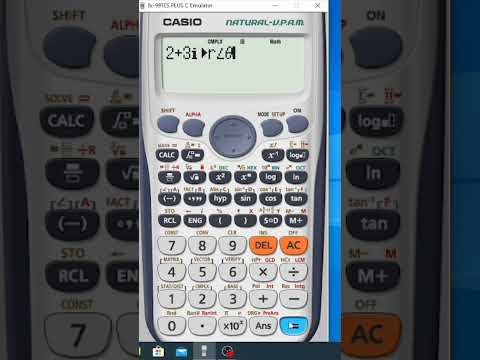 Goated | trending music | calculator tricks | complex numbers argument and magnitude #calculator