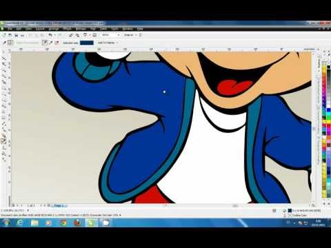 B-Spline and Smart Fill, CorelDRAW X5.avi
