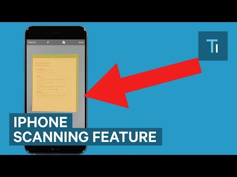 The iPhone now has a built-in document scanner