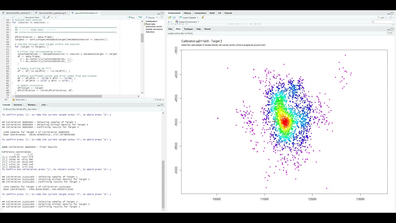 Eyetracking Calibration Labeling
