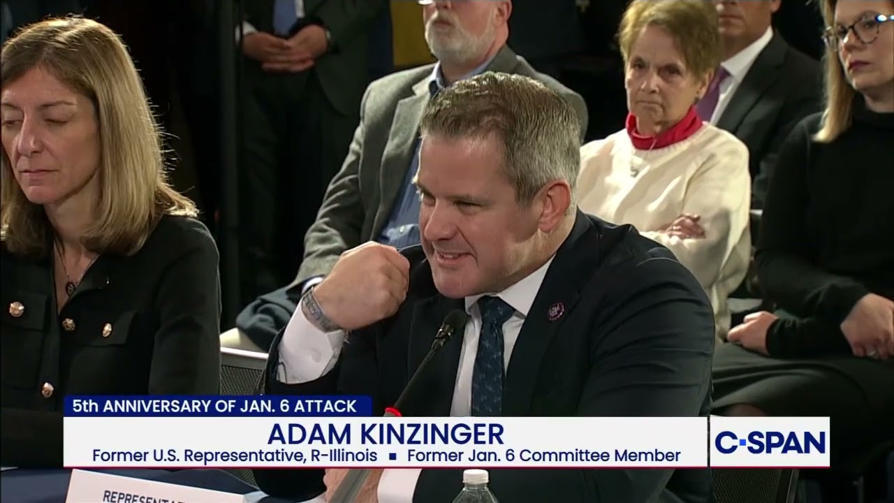 Fmr Rep. Kinzinger: “I was just surrounded by a bunch of cowards that were too scared to do it.