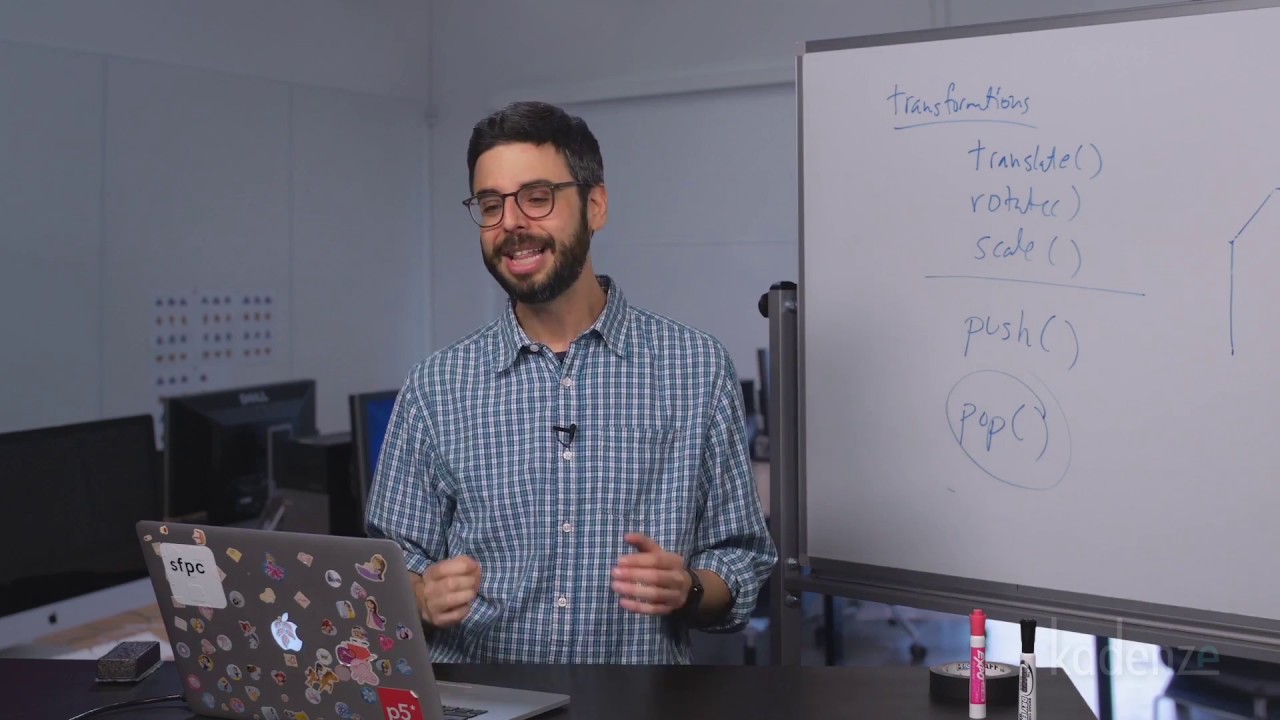 Daniel Shiffman on Recursions with Transformations | Processing Foundation