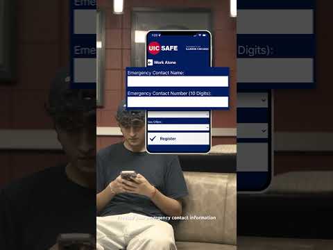 Work Alone feature / UIC SAFE app