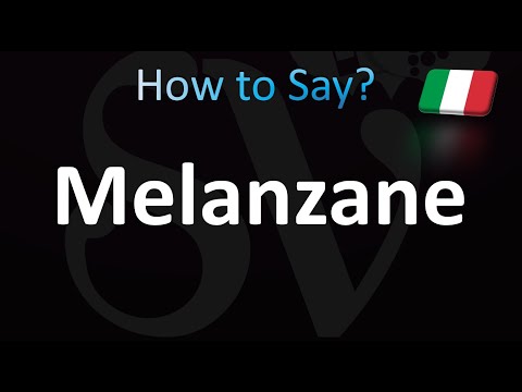 How to Pronounce Melanzane (Italian)