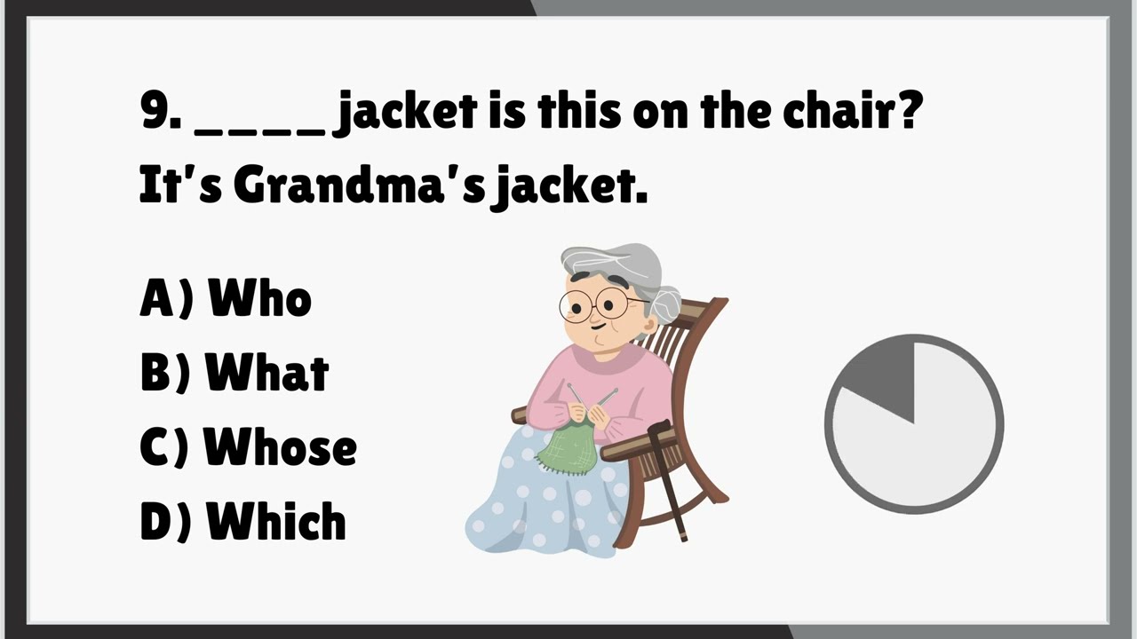 WH Questions | Interrogatives Quiz
