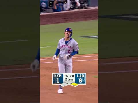 Mets STRIKE back vs. Dodgers in Game 6 #mlb #baseball #mets #Dodgers