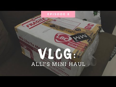 VLOG 8: alli's mini haul (army bomb ver. 3, ly tour shirt, summer package, etc.)