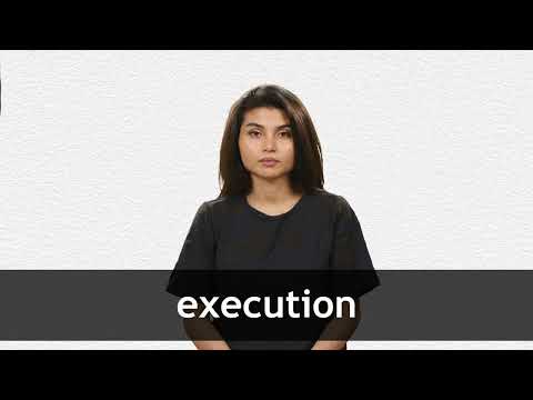 EXECUTION - Definition & Translations | Collins English Dictionary