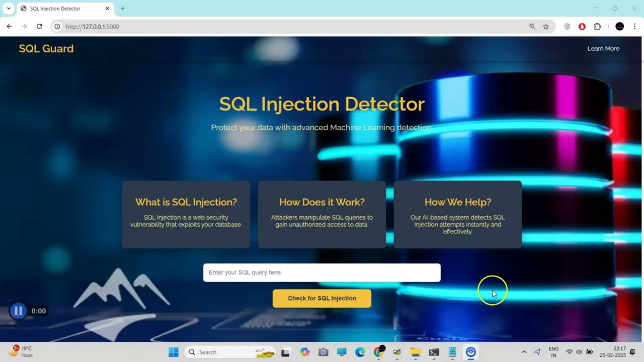 SQL Injection Detection using Machine Learning | Deep Learning | Python | Cyber Security project