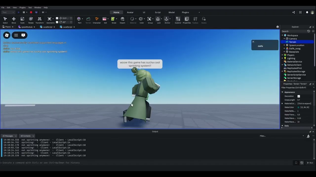 Sprint Toggle system (with tweens)