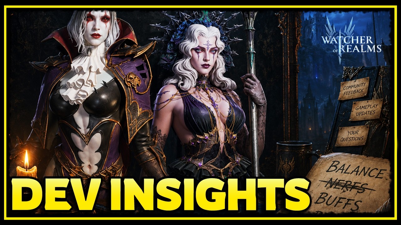 Limited Events, Exclusive Gear  & More! 💡 Dev Insights ✤ Watcher of Realms