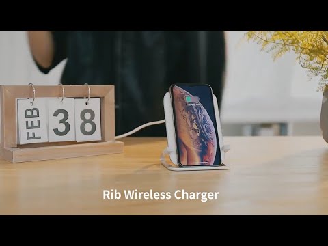 Baseus 15W Qi Wireless Charger Stand Fast Wireless Charging Station with Holder For iPhone Samsung