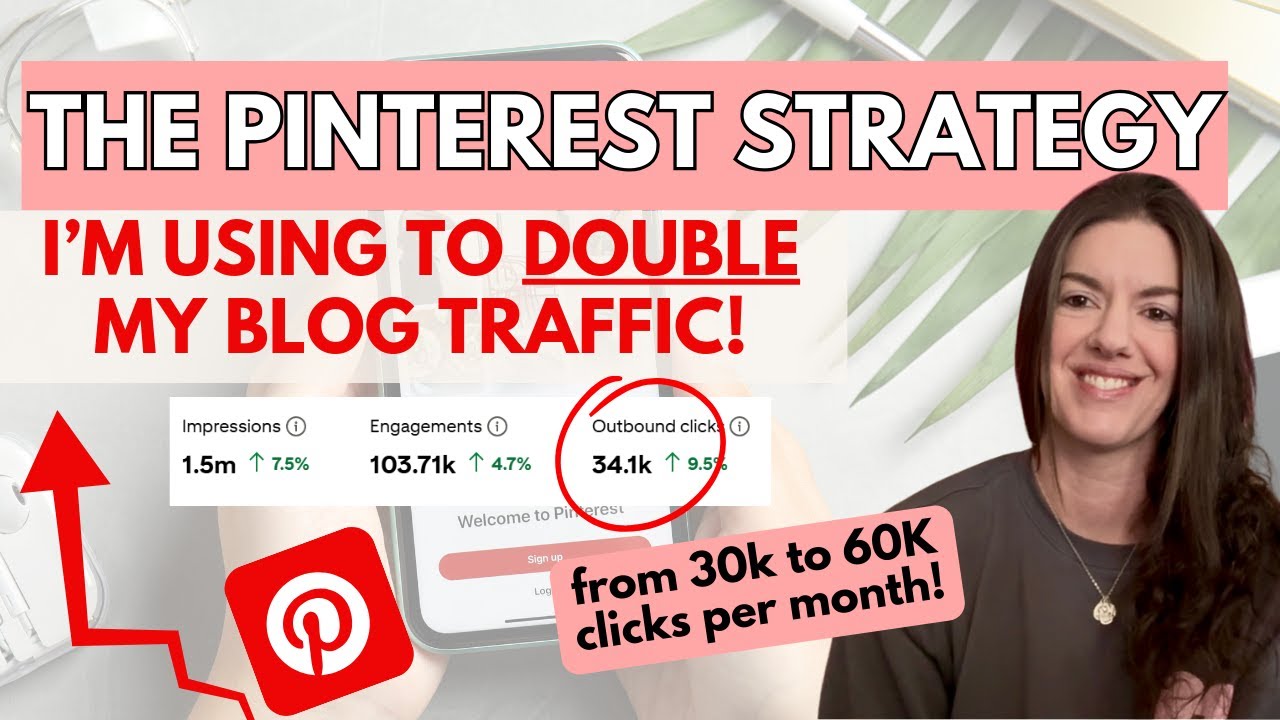 The Pinterest Strategy I'm Using to Take My Blog From 100k Pageviews a Month to 200K - Step-By-Step
