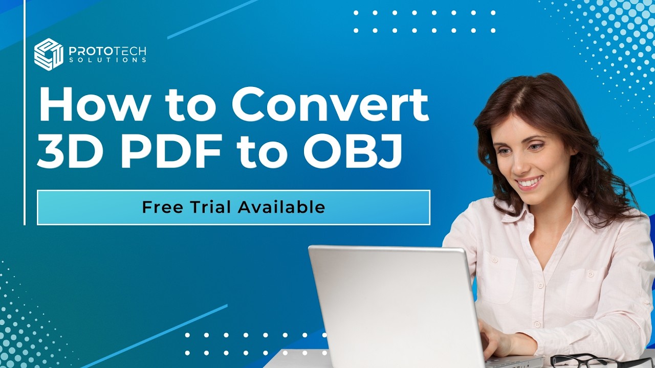 How to Convert 3D PDF to OBJ | Free Trial Available